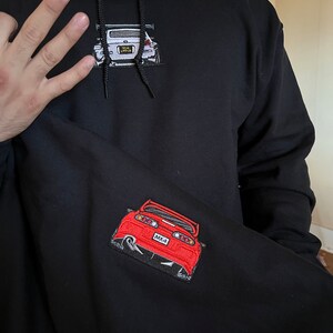 Integra pick Your Color Carembroidered Hoodie or Crewneck - Etsy