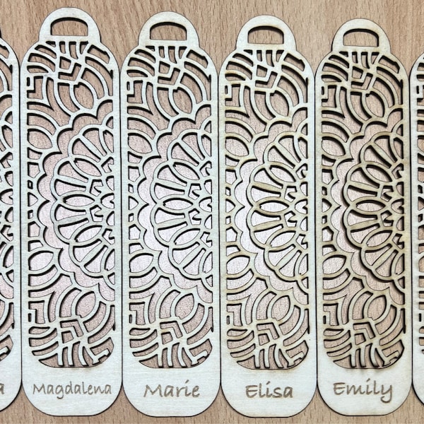 Bookmark Laser Cut, Laser Cut File, Bookmark Svg Cricut, Cutting ...