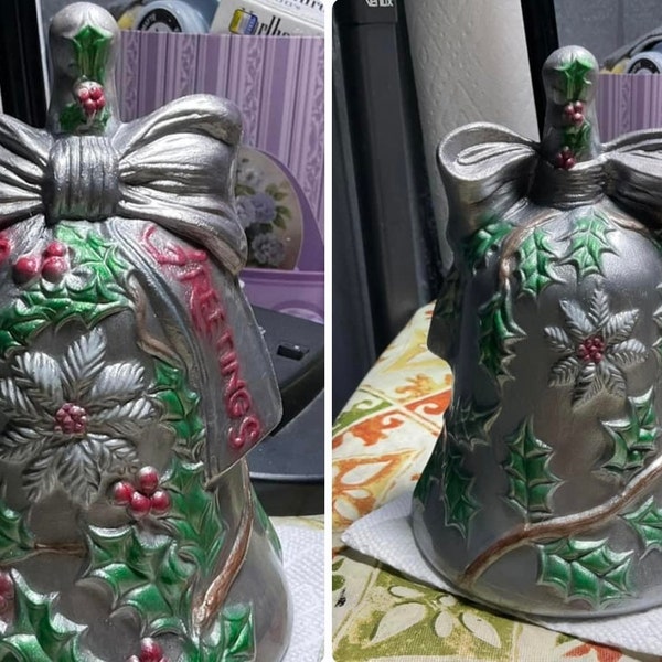 Ready to Paint Christmas Bell. Unpainted Christmas Bell. Painting You ...