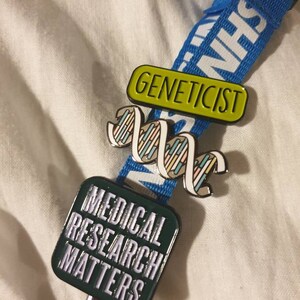 DNA Double Helix Enamel Pin, Genetics Badge, Biology Science Gift - Etsy
