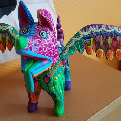 Alebrije // Owl // Buho // Wood // Oaxaca // México // Artesanía // Art ...