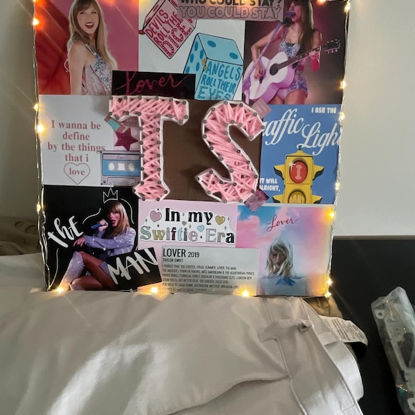 Lighted Taylor Swift Eras Tour Wall Decor- Lover Era (1ft by 1ft Wooden ...
