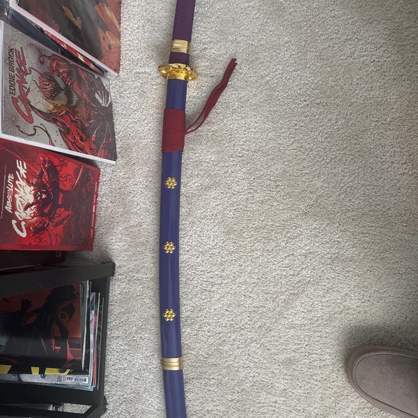 Handmade Anime Sword: One Piece Zoro Yama Enma Katana - Etsy