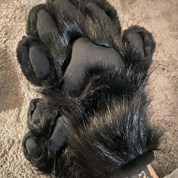 Black Fursuit Paws Set, Black Fursuit Partial, Black Furry Paws - Etsy