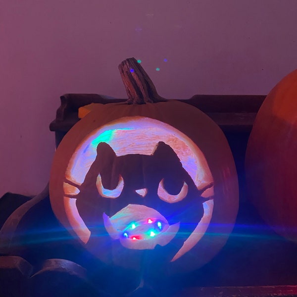 AMONG US Pumpkin Carving Stencil, Easy Crewmates & Imposter Halloween ...