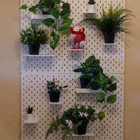 IKEA SKADIS SHELF Minimalistic Pegboard Uppspel Accessories Office Work ...