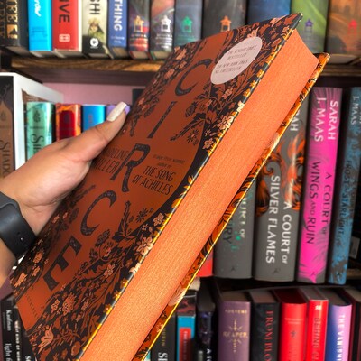 Circe Madeline Miller UK Hardback Copper Custom Book Sprayed Edges Book ...