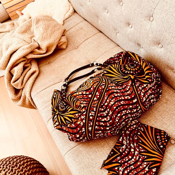 Ankara African Print Hobo Bag With Wristlet Pouch - Etsy