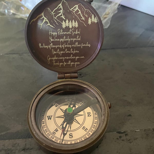 Best Man Gift, Best Man Proposal Gift, Custom Engraved Compass ...