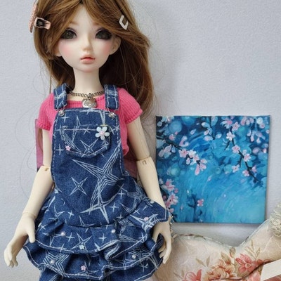 Irregular Hem Dress PATTERN for Smart Doll. Step by Step Tutorial. Doll ...