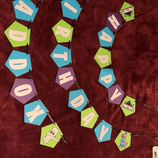 Video Game Banner, Xbox Banner, Gamer Banner, Xbox Birthday Banner ...