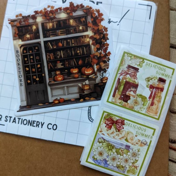 Bookshop Sticker, Bookshelf Sticker, Book Sticker, Bookstore Sticker ...