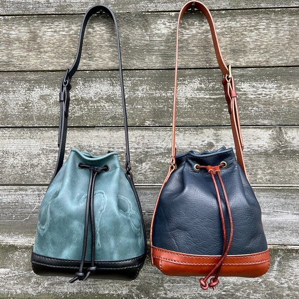 Bucket Bag PDF Pattern With Video Tutorial /leather Bag Pattern ...