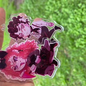 Red Wedding Lydia Deetz Keychains - Etsy