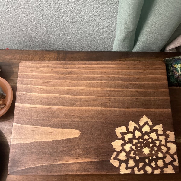 Personal Meditation Altar Small Size, Yoga Gift, Yoga Art, Shrine, Wood ...