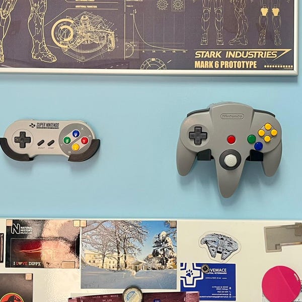 Gamecube Controller Wall Mount - Etsy