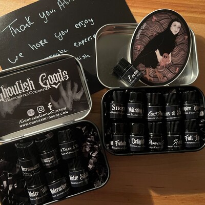 VAMPIRE BLOOD Goth Perfume Oil Alternative Unique Fragrance Mahogany ...