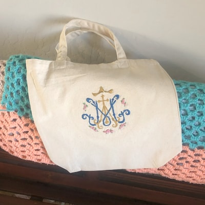 Auspice Maria Catholic Embroidery Mini Pattern - Etsy