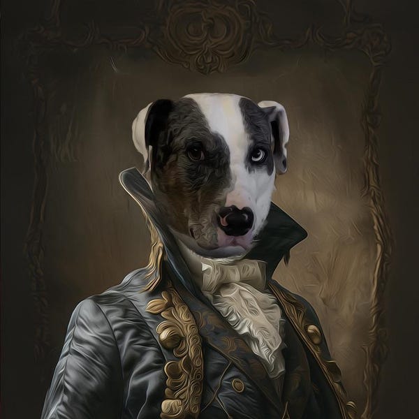 Commender Pet Portraits, Regal Pet Portraits, King Pet Portraits, Royal ...