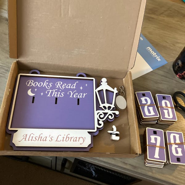 Personalized Books Read Tracker - Books Read This Year, Bookshelf ...