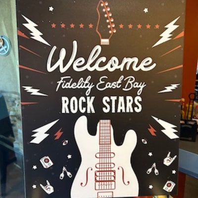 Editable Rock 'n Roll Birthday Signs 3 Rock Star Party Boy Birthday ...