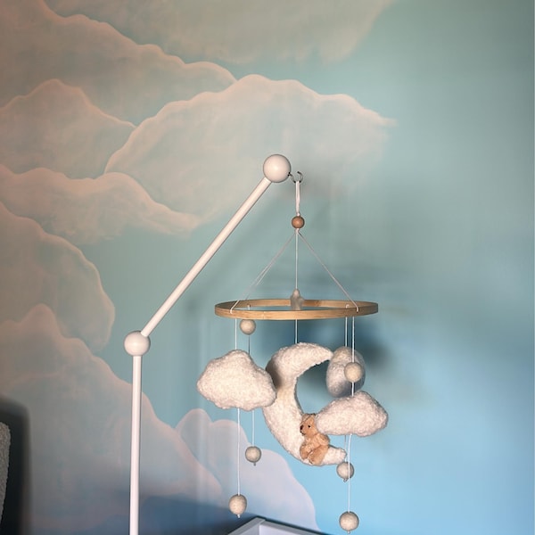 BOUCLE CLOUD Cot Mobile | Cot Mobile | Cloud Cot Mobile | Boucle | Crib ...
