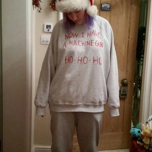 Now I Have A Machine Gun Sweater Movie Jumper Film Sweatshirt Fancy ...
