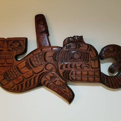 A Fabulous Indigenous First Nations Coast Salish Weaved Basket Bottle ...