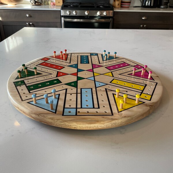 Fast Track (18" or 24") Maple (amishcountry) Game Board W/cards ...