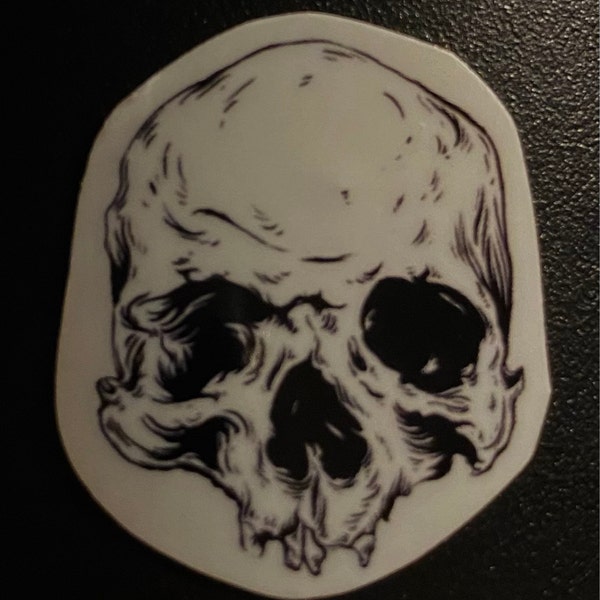 Mini Skull Stickers Goth Art Spooky Season Dark Horror Art Journal ...