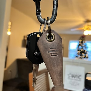Personalized Leather Keychain Wrap Key Wrap Key Fob Customized With ...