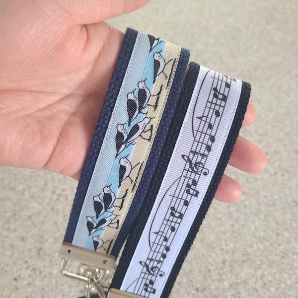 Van Gogh Starry Night Key Fob Wristlet Keychain Keyring - Etsy