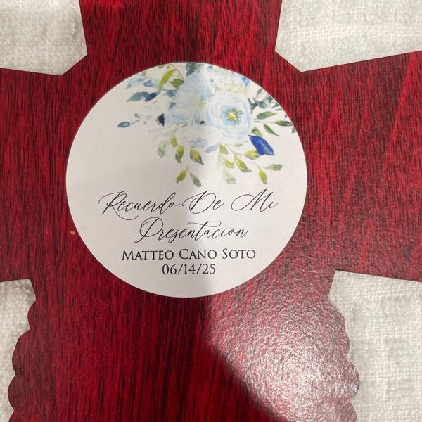 Personalized Printed Flower Stickers - Choose Your Floral Design and ...