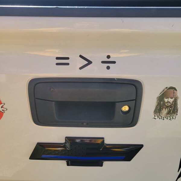 Equality Car Decal | = > ÷ Sticker | Equality is Greater Than Division ...