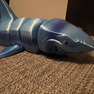 Great White Shark Digital .STL File for 3dprinting, Articulated Fidget ...