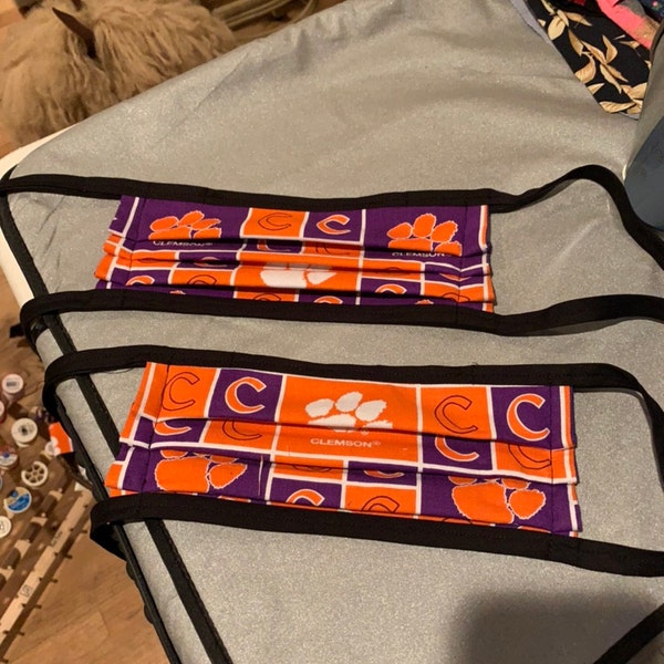 NCAA CLEMSON TIGERS Patchwork 100% Cotton College Football Fabric ...
