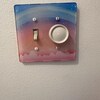 Dreamy Rainbow Cloud Light Switch Cover, Laser Cut Acrylic, Home Decor ...