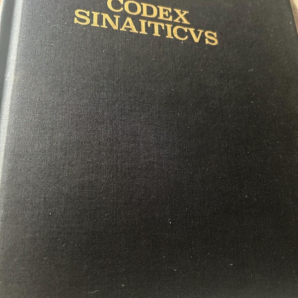 Codex Sinaiticus New Testament Facsimile - Etsy