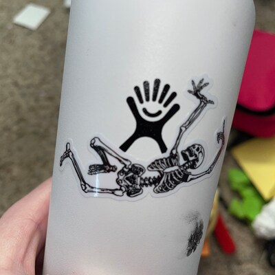 Skeleton Sticker Skeleton Dancing Sticker Vinyl Sticker Laptop Sticker ...