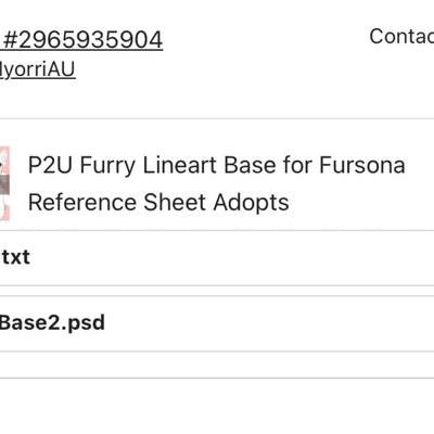 P2U Furry Lineart Base for Fursona Reference Sheet Adopts - Etsy