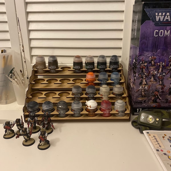 28 Pot Gw/citadel Modular Paint Rack - Etsy