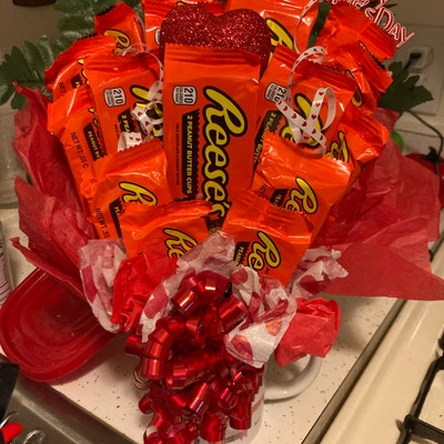 Snickers Valentines Candy Bouquet Valentine Candy Bouquet Candy Bar ...
