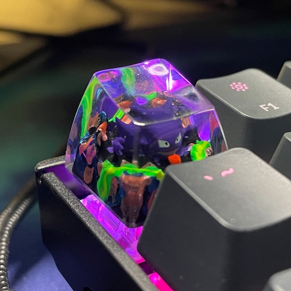 Pokemon Keycap, Resin Keycap, Custom Keycap, Eevee Evolution, Umbreon ...