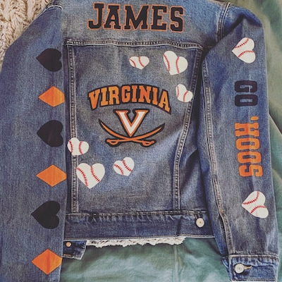 School Denim Jacket Handpainted Custom - Etsy