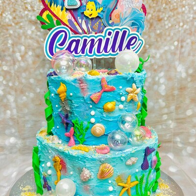 Asha 3D Personalized Cake Topper Perfect for Themed Parties - Etsy