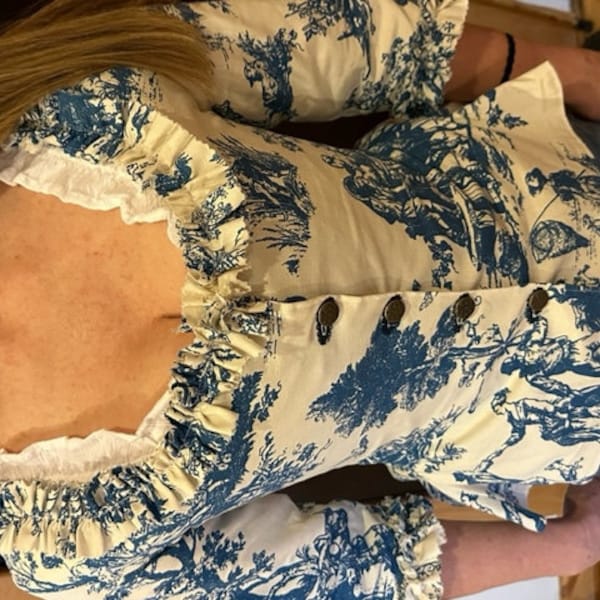 Chemise; Shift; Historical Underwear; Swiss Dot Under Gown; Marie ...