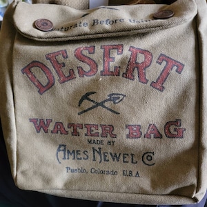 Desert Waterbag Crossbody-handbag/unisex-vintage Waterbag Design ...