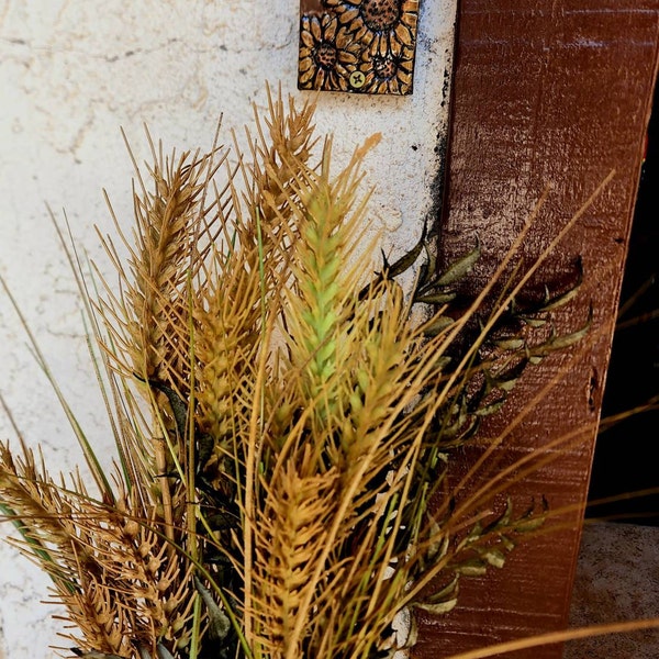 Vertical Hurd Rose Craftsman House Number Plaque - Etsy