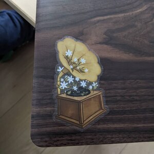 Wishing Well Sticker Overgrown Vinyl, Clear, Matte Cottagecore English ...