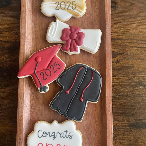 Graduation Cap, Diploma, and Gown Cookie Cutter Set - Grad ...